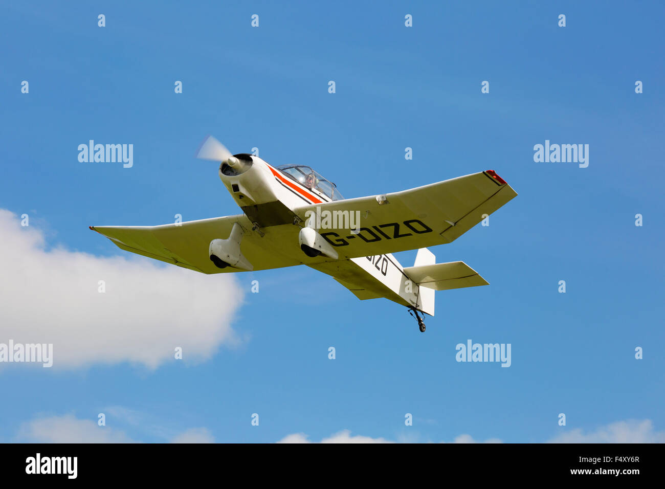 Jodel D120 Paris-Nice G-DIZO in flight taking-off from Breighton ...