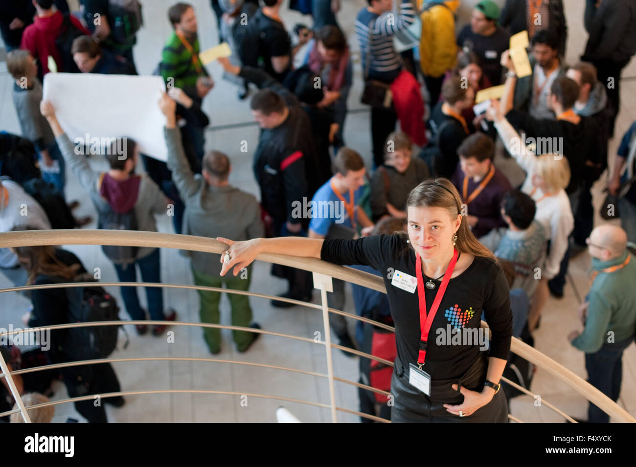 Berlin, Germany. 24th Oct, 2015. The initatior of the 'Refugee ...
