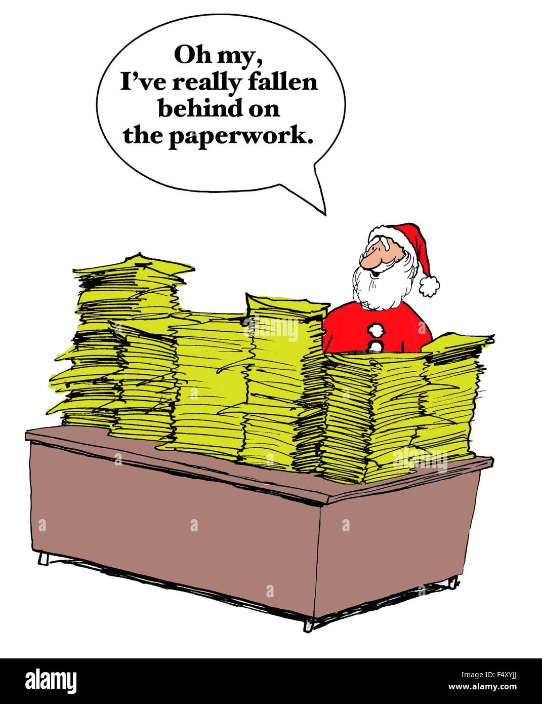 Desk filled with paperwork hi-res stock photography and images - Alamy