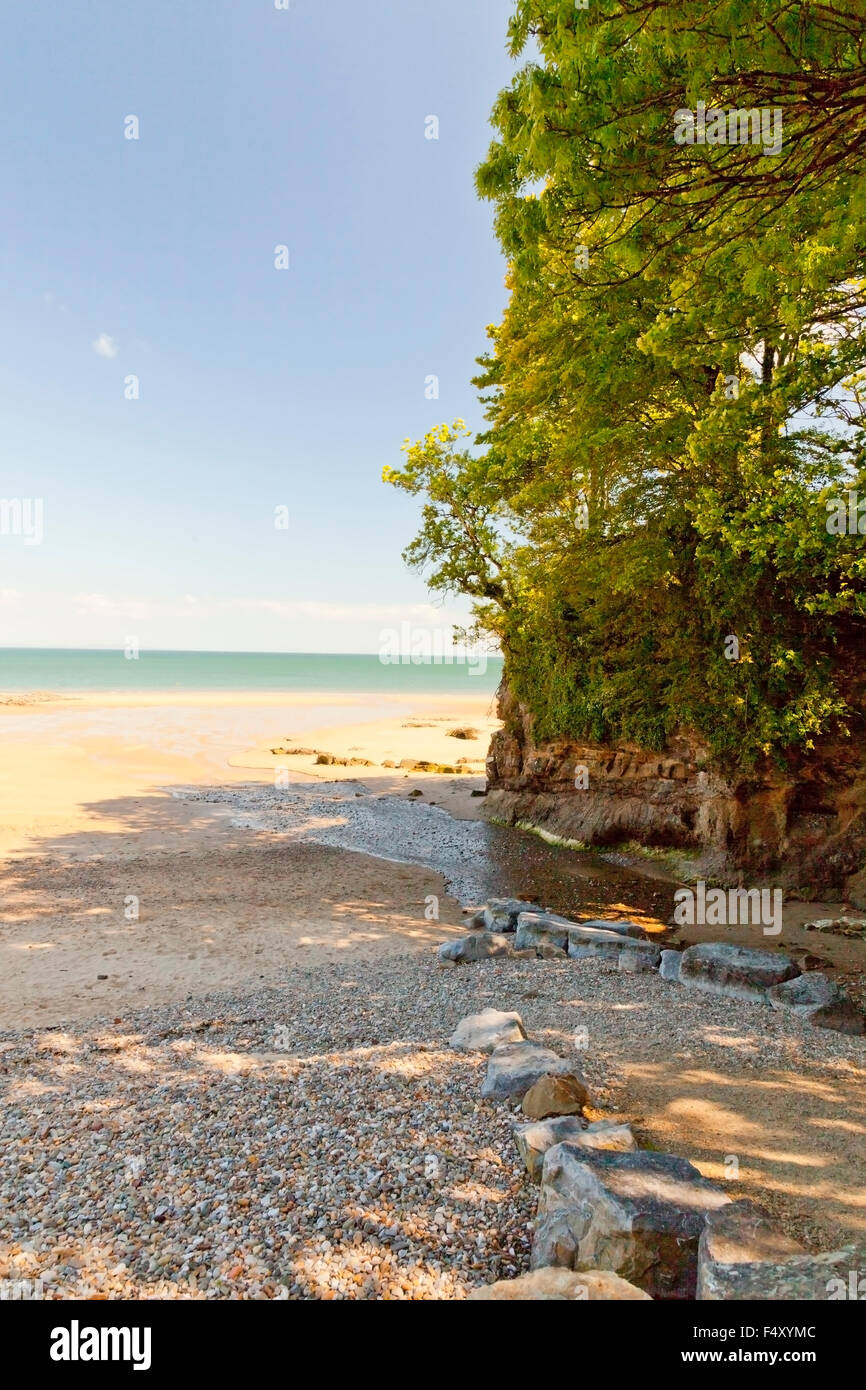 Coppit Hall beach in Saundersfoot, Pembrokeshire, Wales UK Stock Photo ...