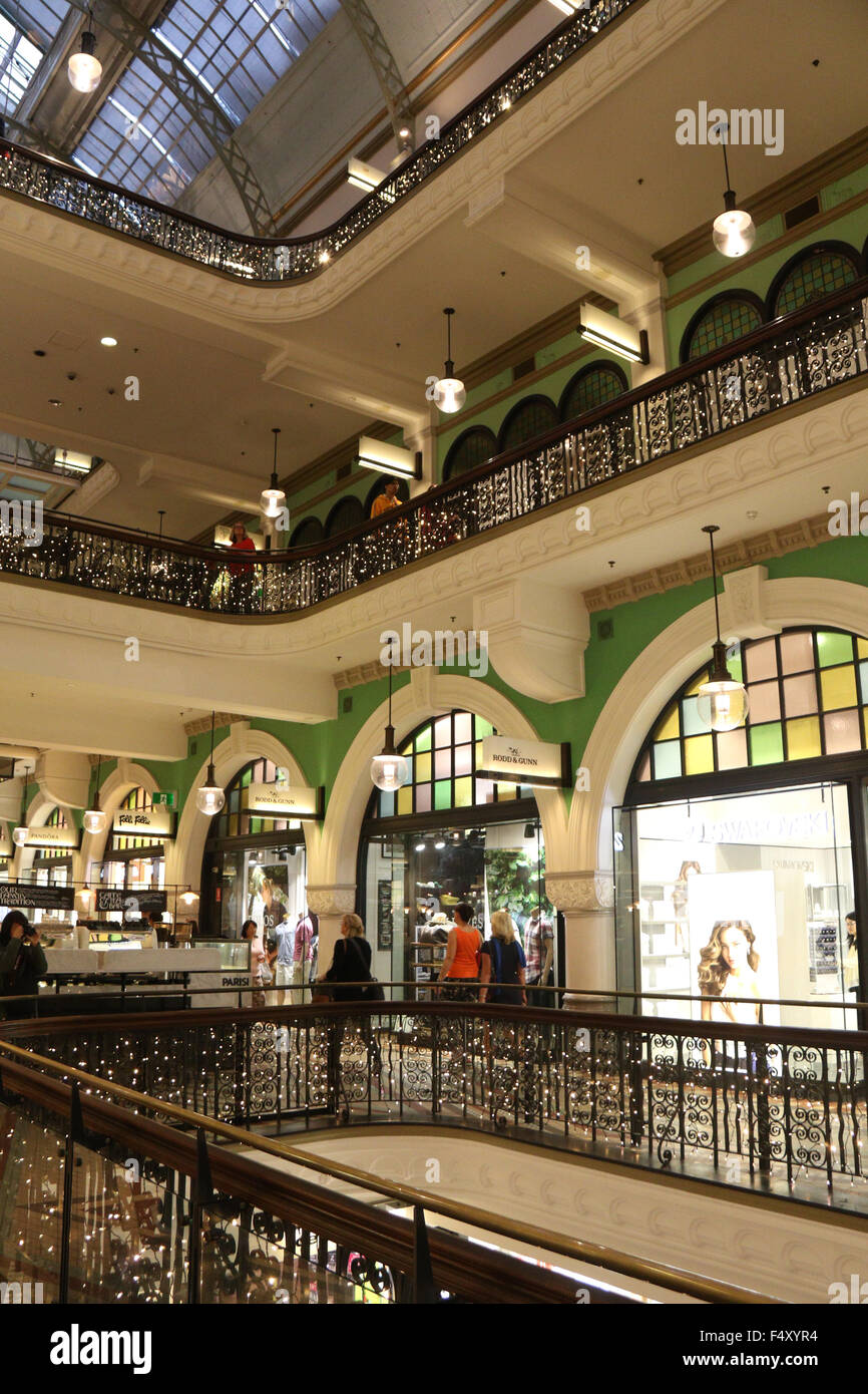 The inside of the Queen Victoria Building (ground floor) in Sydney ...
