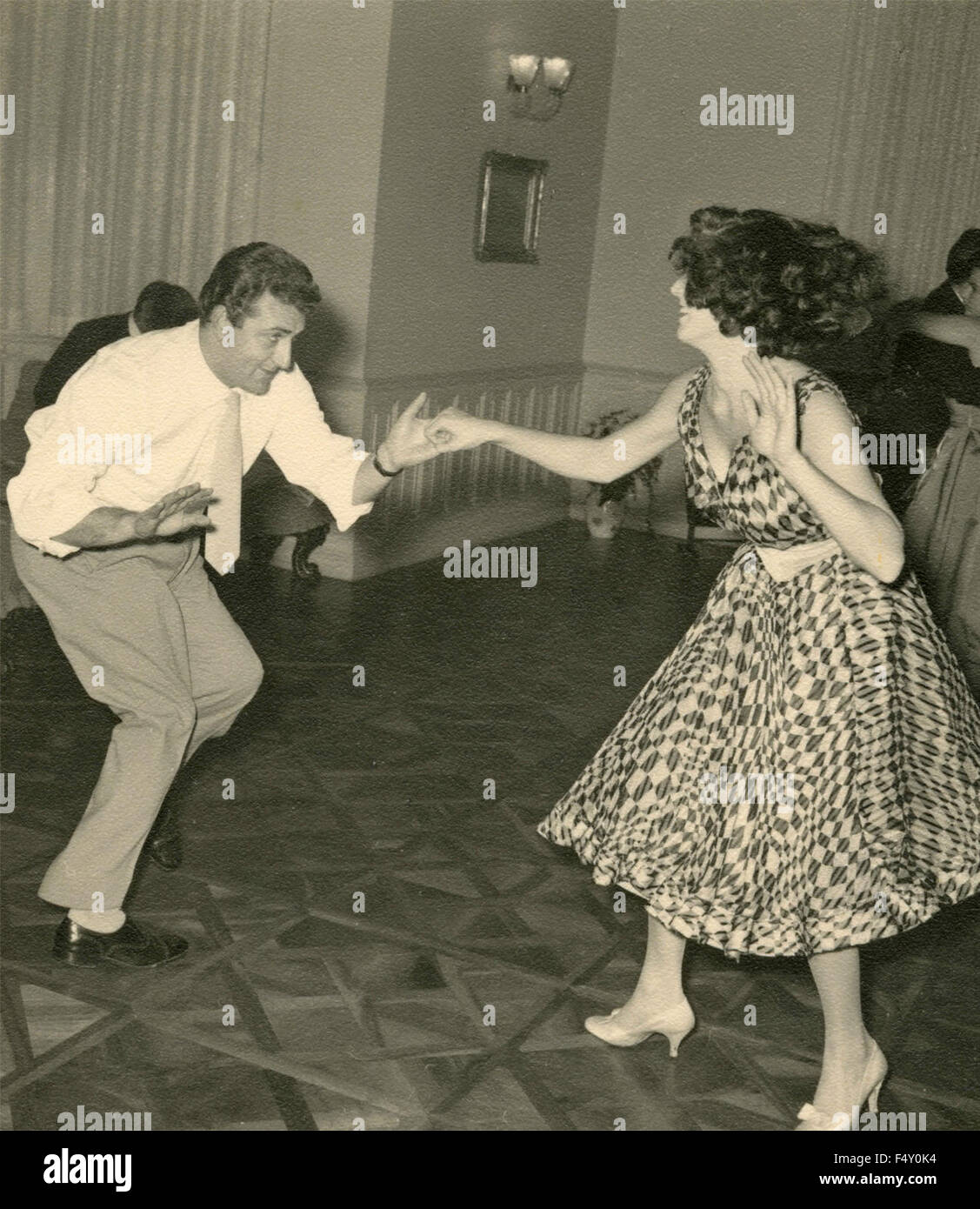 1950s Couple Dancing High Resolution Stock Photography and Images - Alamy