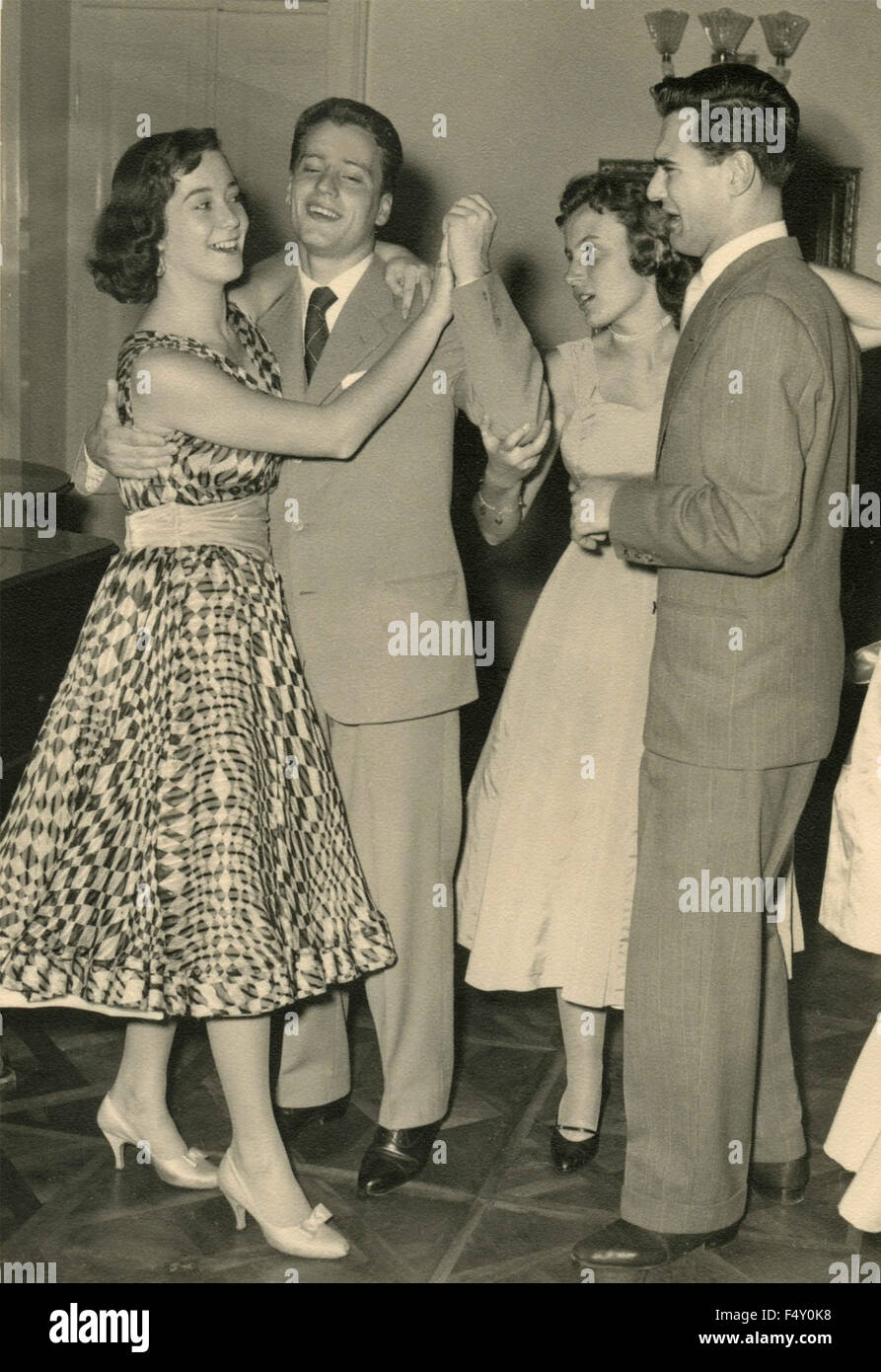 A couple dancing, Italy Stock Photo - Alamy