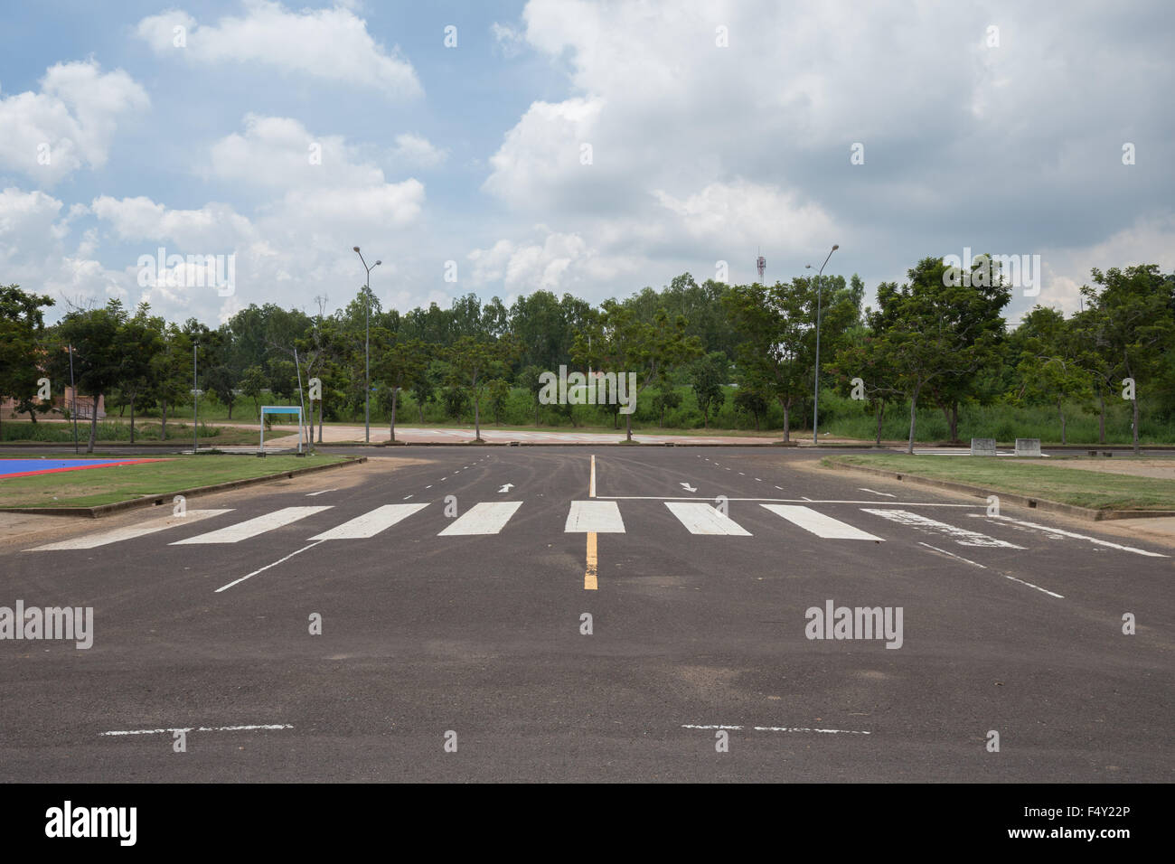 zebra traffic walk way Stock Photo - Alamy