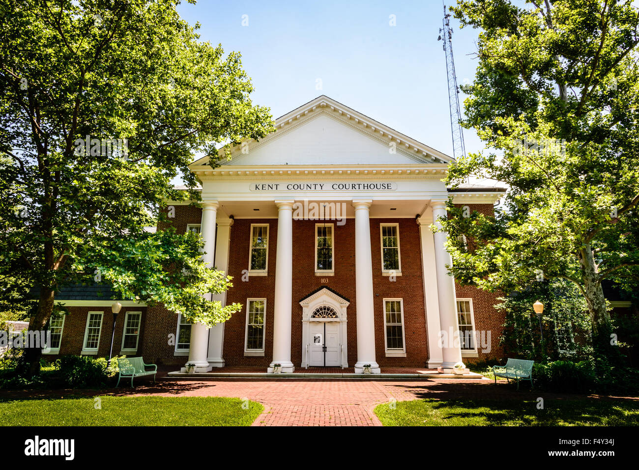 Kent County Courthouse, 103 North Cross Street, Chestertown, Maryland ...