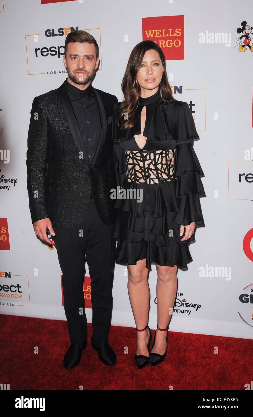 Jessica biel 2015 glsen hi-res stock photography and images - Alamy