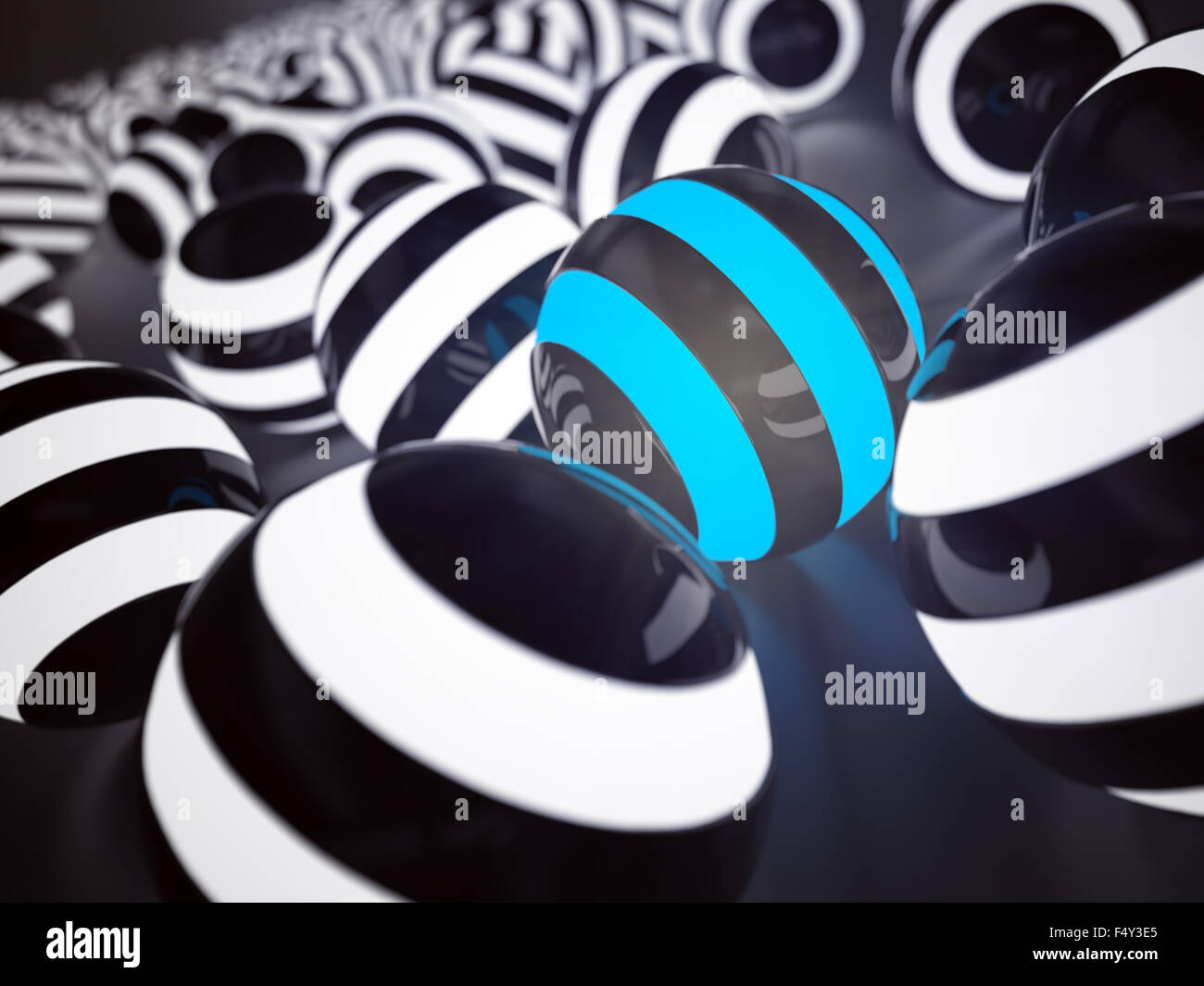 Abstract 3d background - shiny, glow spheres Stock Photo - Alamy
