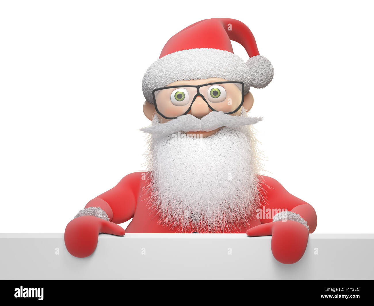Stylized Santa Claus character - Christmas background illustration ...