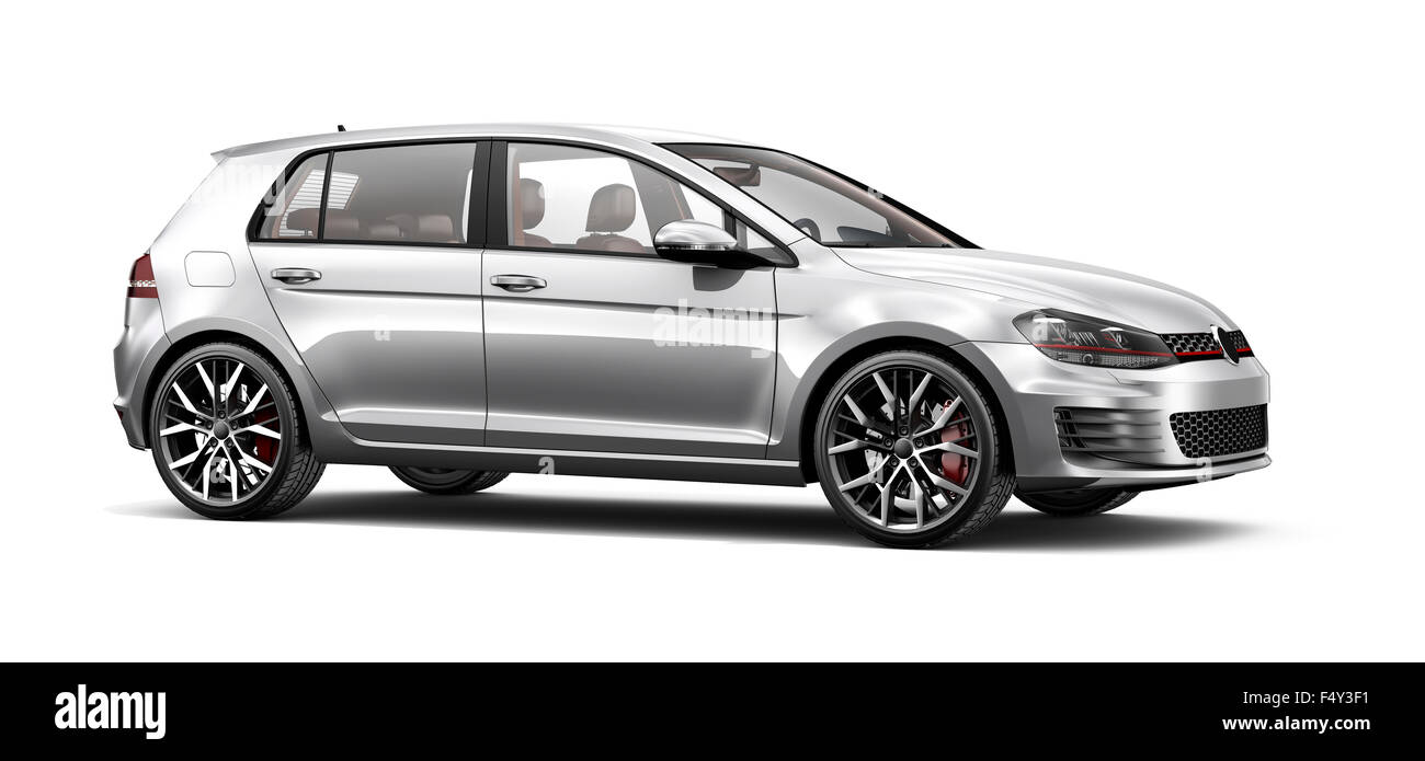 Silver volkswagen golf hi-res stock photography and images - Alamy