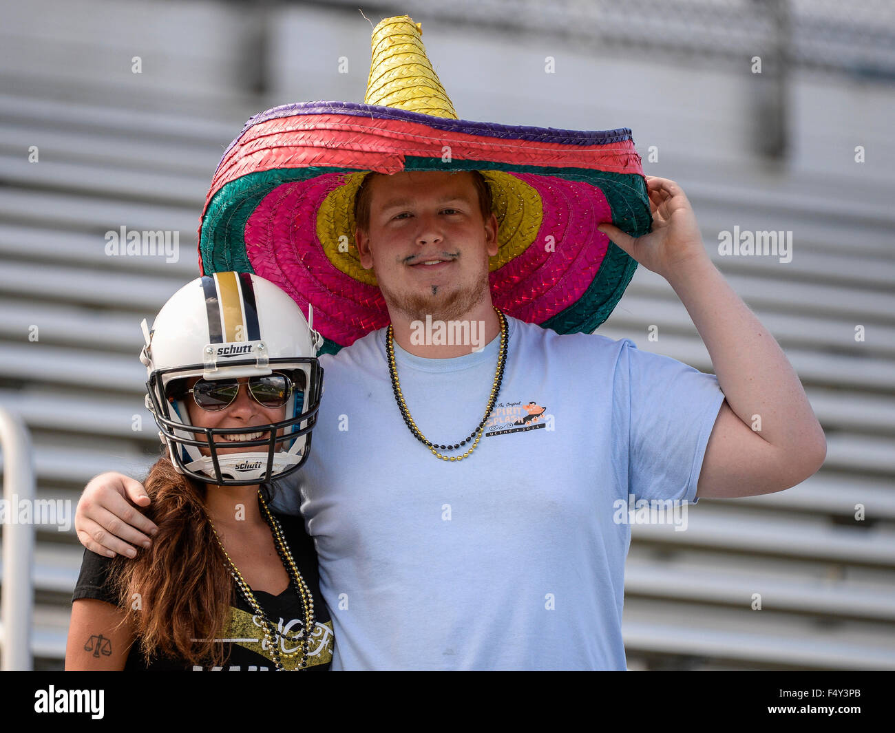 Orlando, FL, USA. 24th Oct, 2015. UCF Knights fans pose for a picture ...