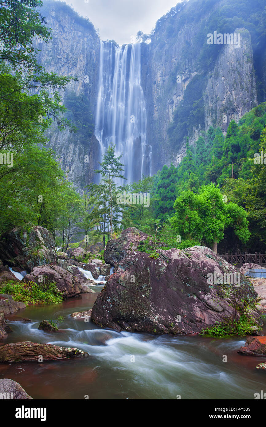 Natural spring waterfall Stock Photo - Alamy