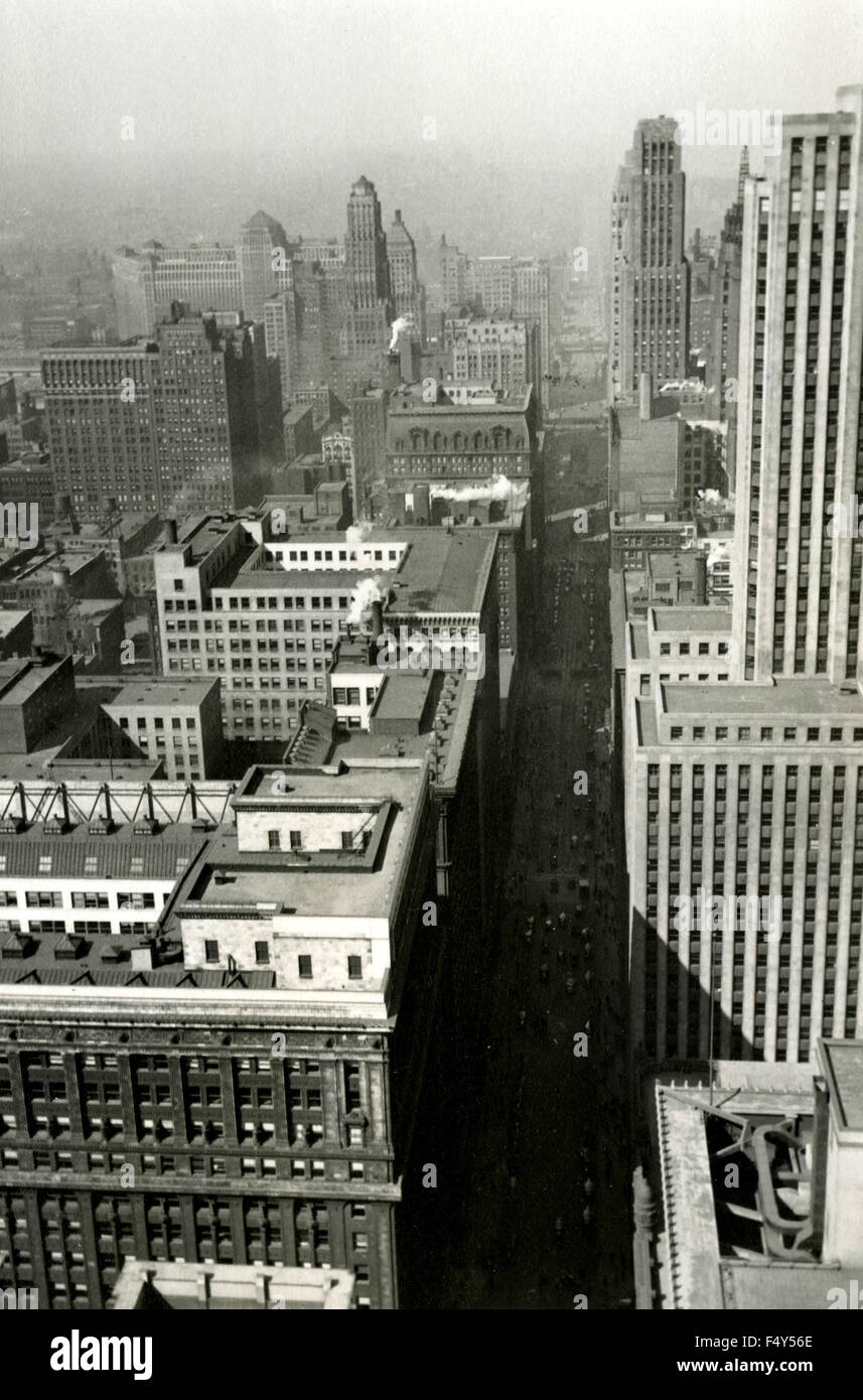 LaSalle Street and Trade Building, Chicago, USA Stock Photo - Alamy