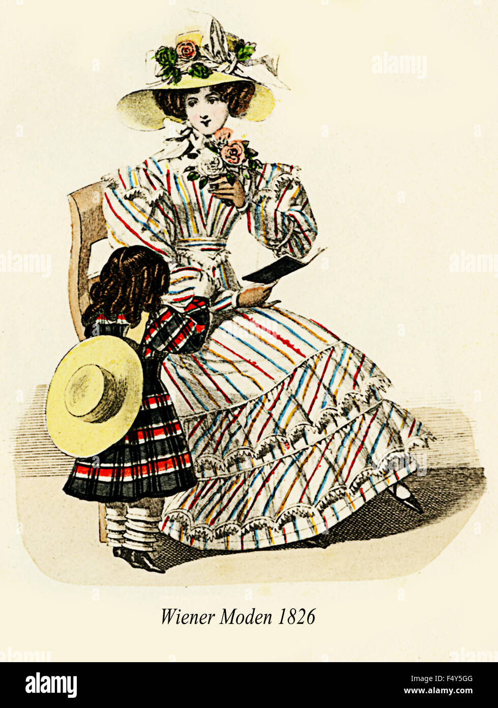 Vintage Lady Drawing