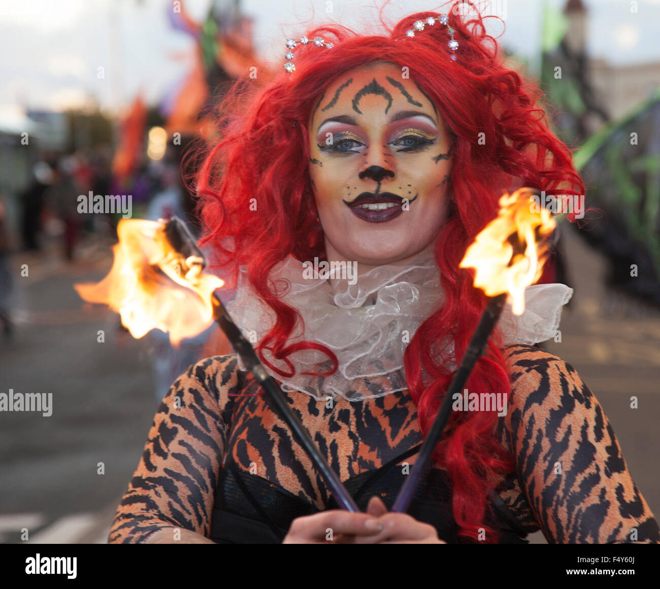 Female fire eater hi-res stock photography and images - Alamy