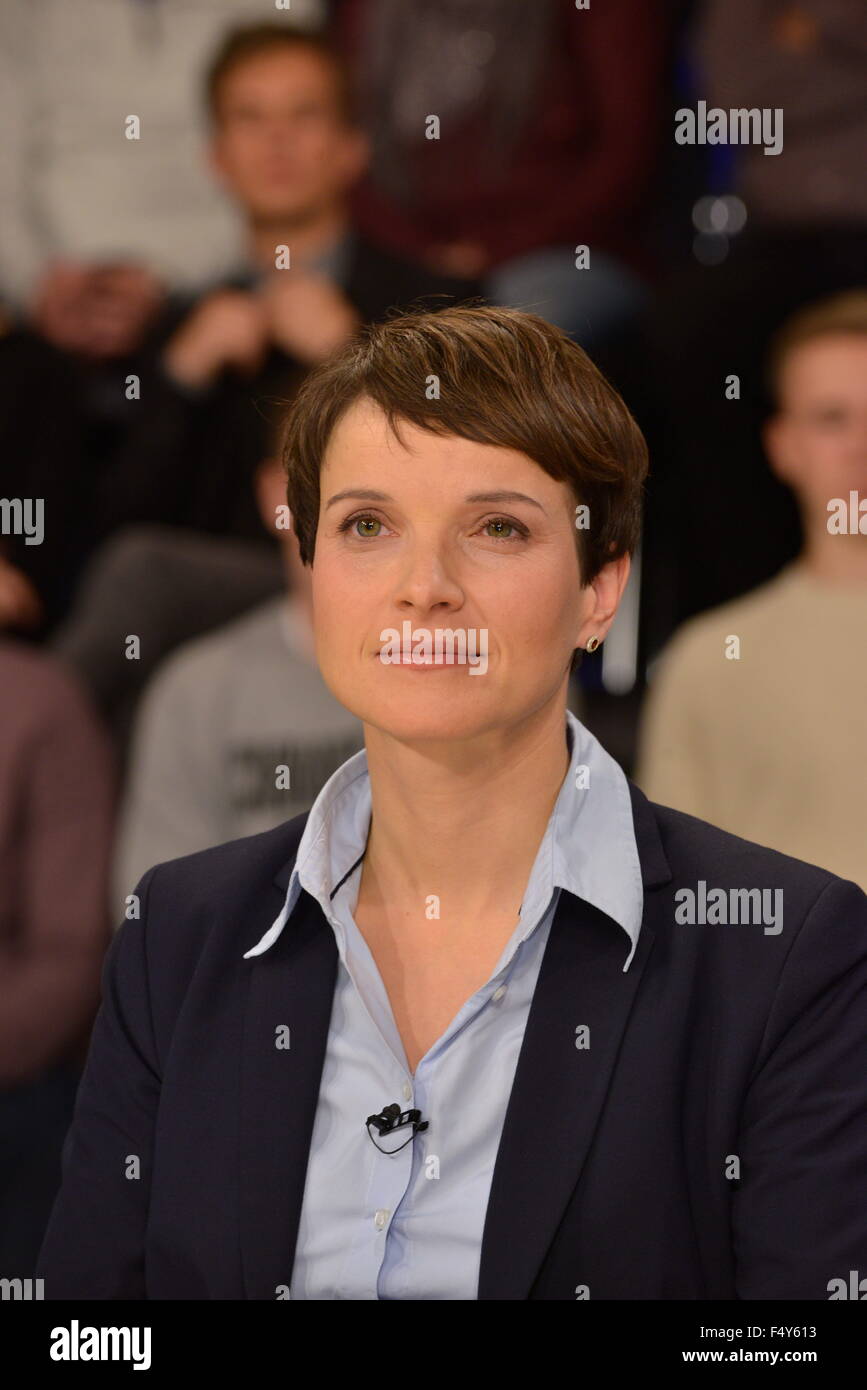 Berlin, Germany. 22nd Oct, 2015. Frauke Petry, national chief of ...