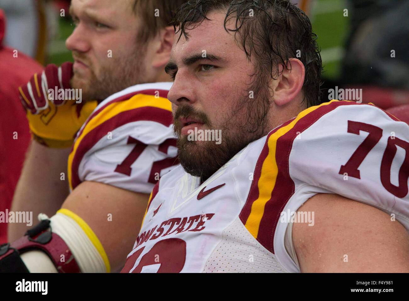 Waco, Texas, USA. 24th Oct, 2015. offensive lineman Daniel Burton (70 ...