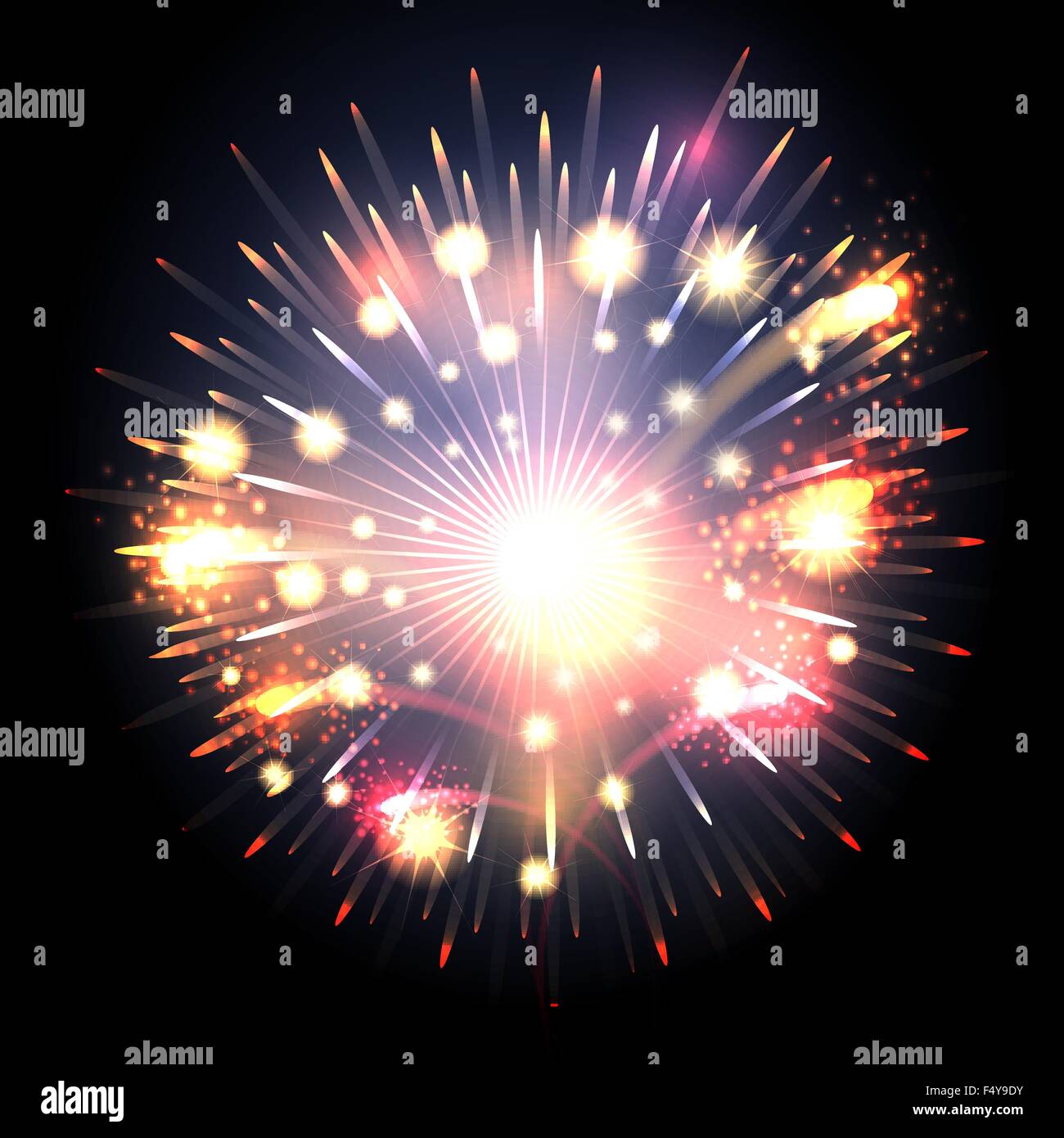 Firework illustration hi-res stock photography and images - Alamy