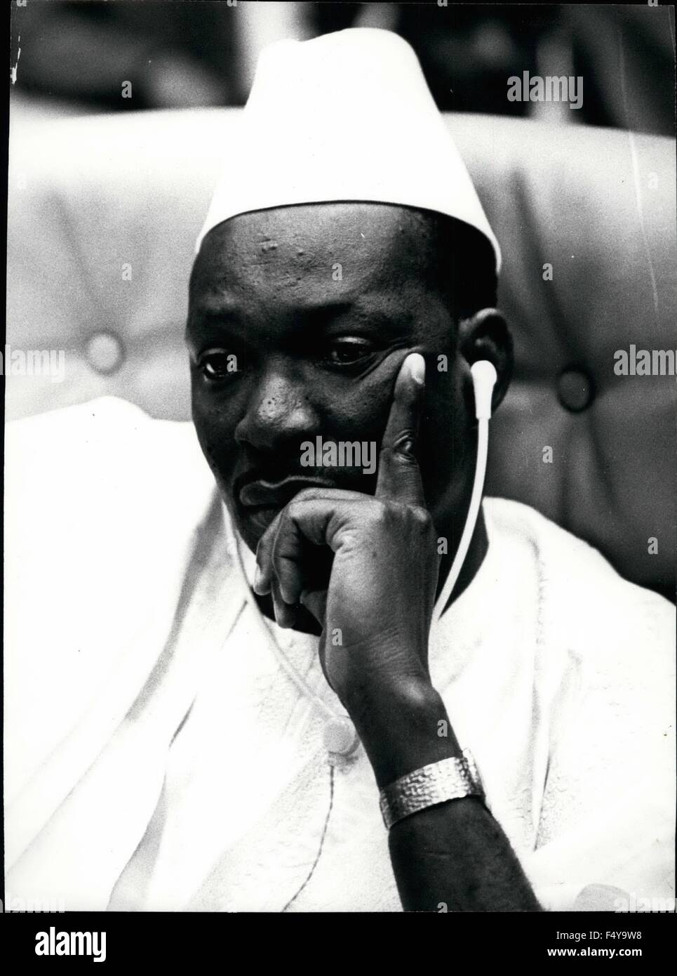 1968 - General Moussa Traore, President of Mali. © Keystone Pictures ...