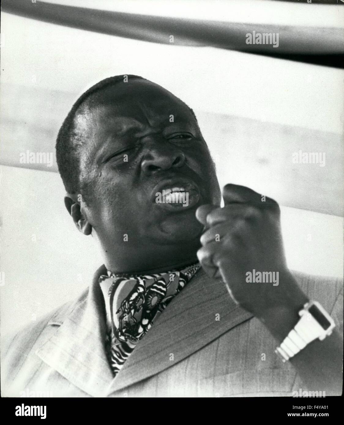1968 - Idi Amin Uganda (OAU Information Ministers meeting): Idi Amin ...