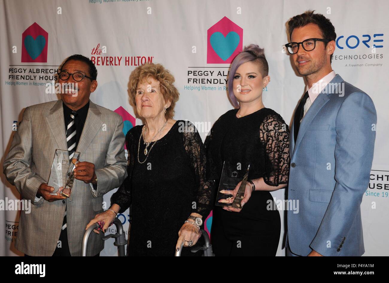 Beverly Hills, CA. 24th Oct, 2015. Herb J. Wesson, Peggy Albrecht ...