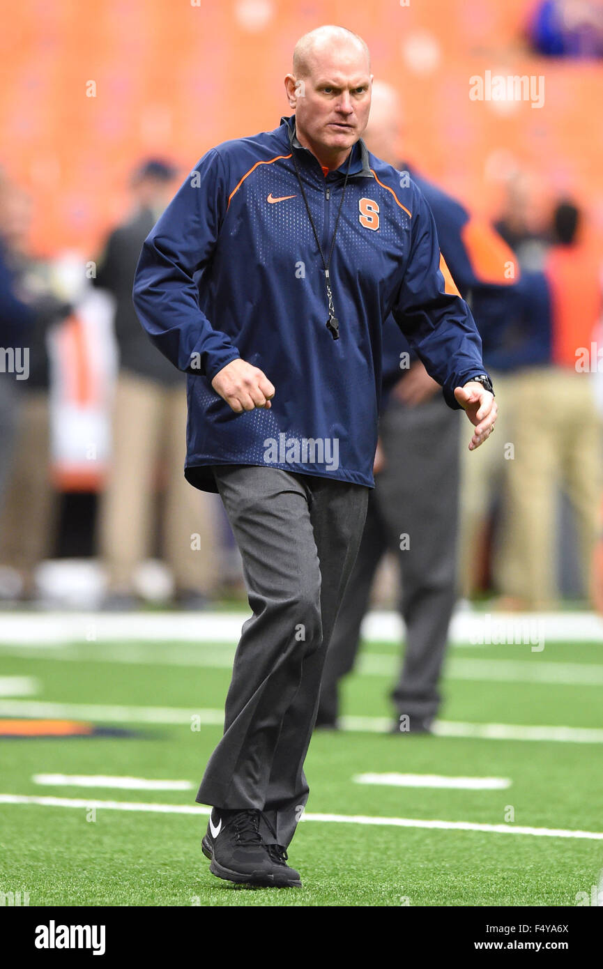 Syracuse, New York, USA. 24th Oct, 2015. Syracuse Orange head coach ...