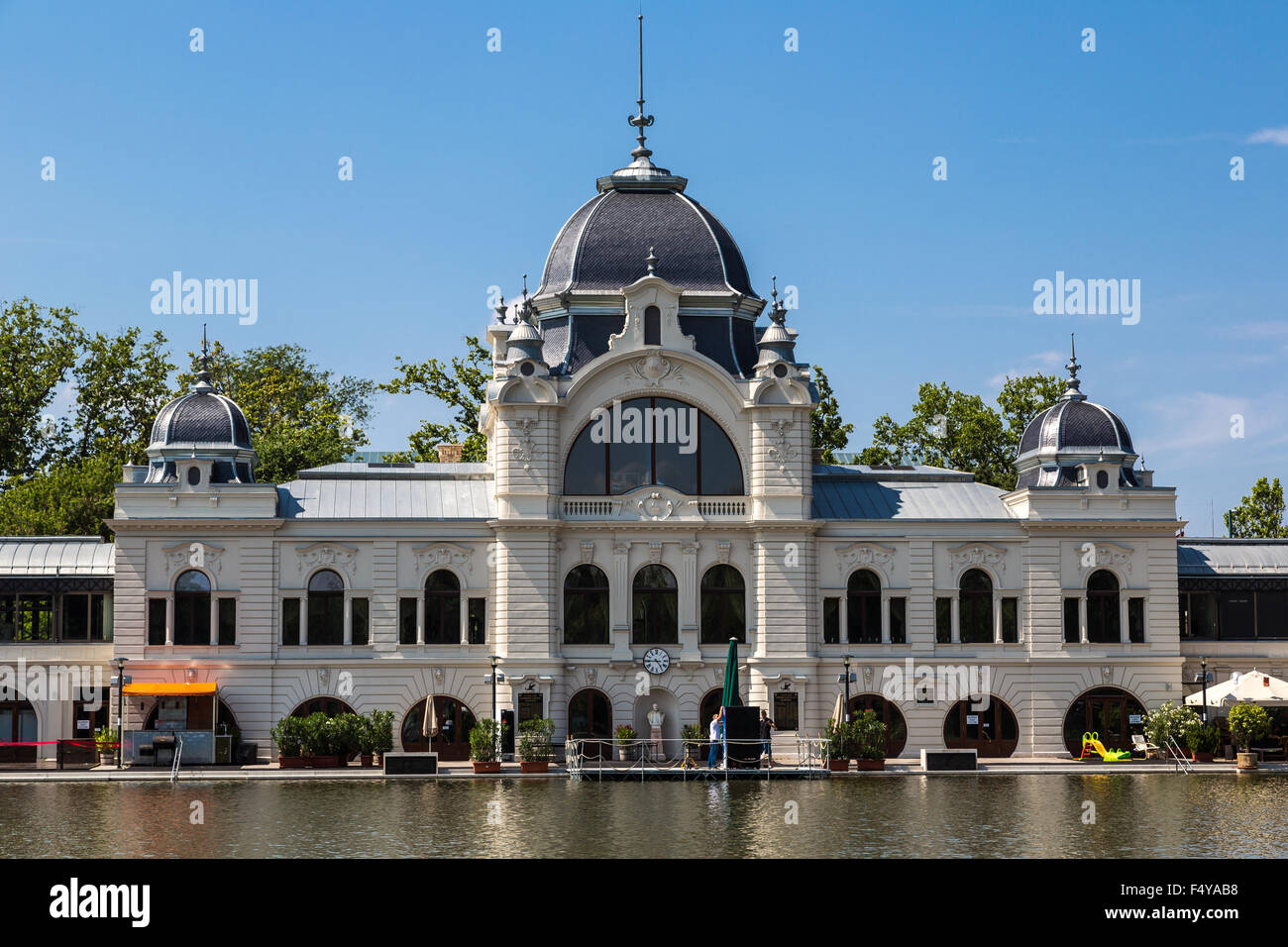 BUDAPEST - JULY 22: City Park (Varosliget) is a public park in Budapest ...