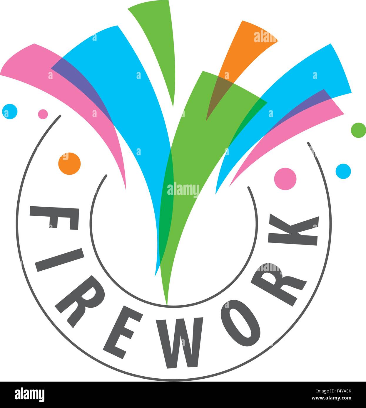 vector logo for fireworks Stock Vector Image & Art - Alamy