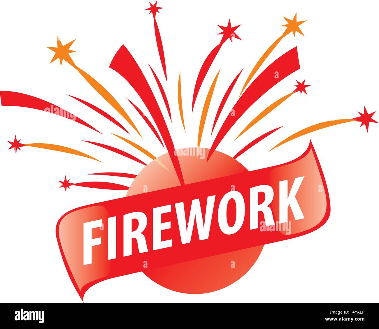 vector logo for fireworks Stock Vector Image & Art - Alamy