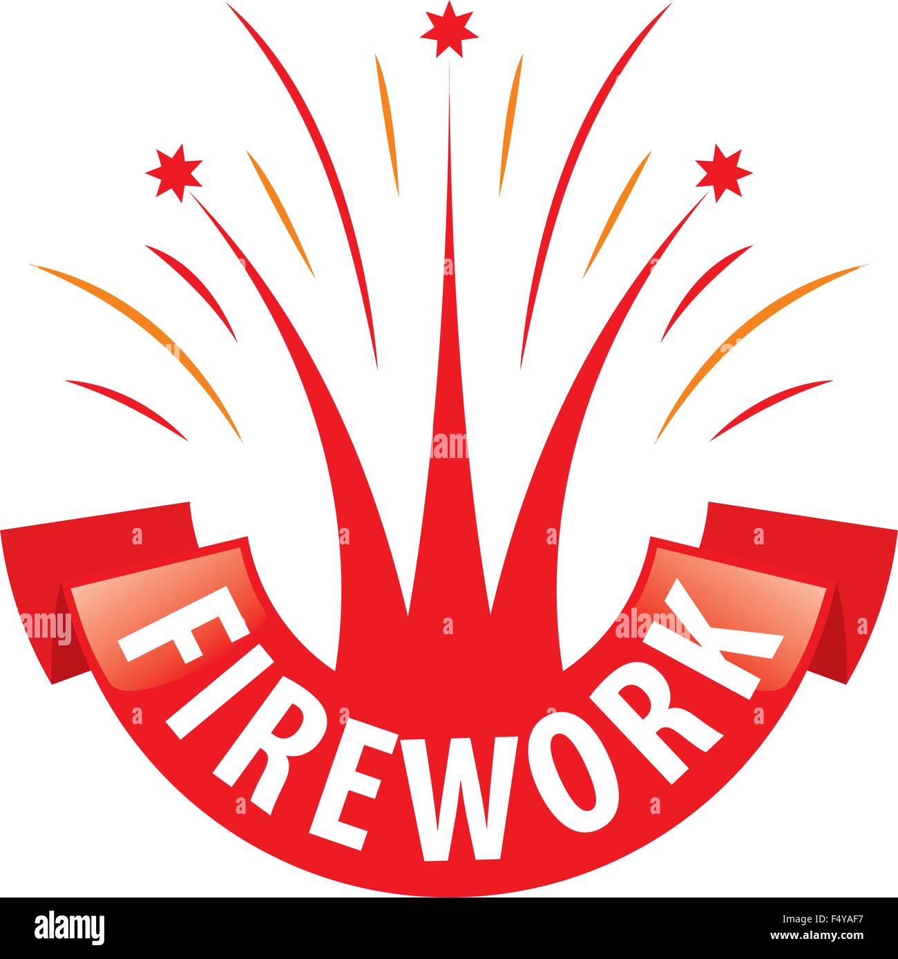 vector logo for fireworks Stock Vector Image & Art - Alamy