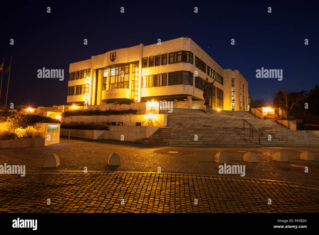 Slovakia Parliament Building in Bratislava Stock Photo - Alamy