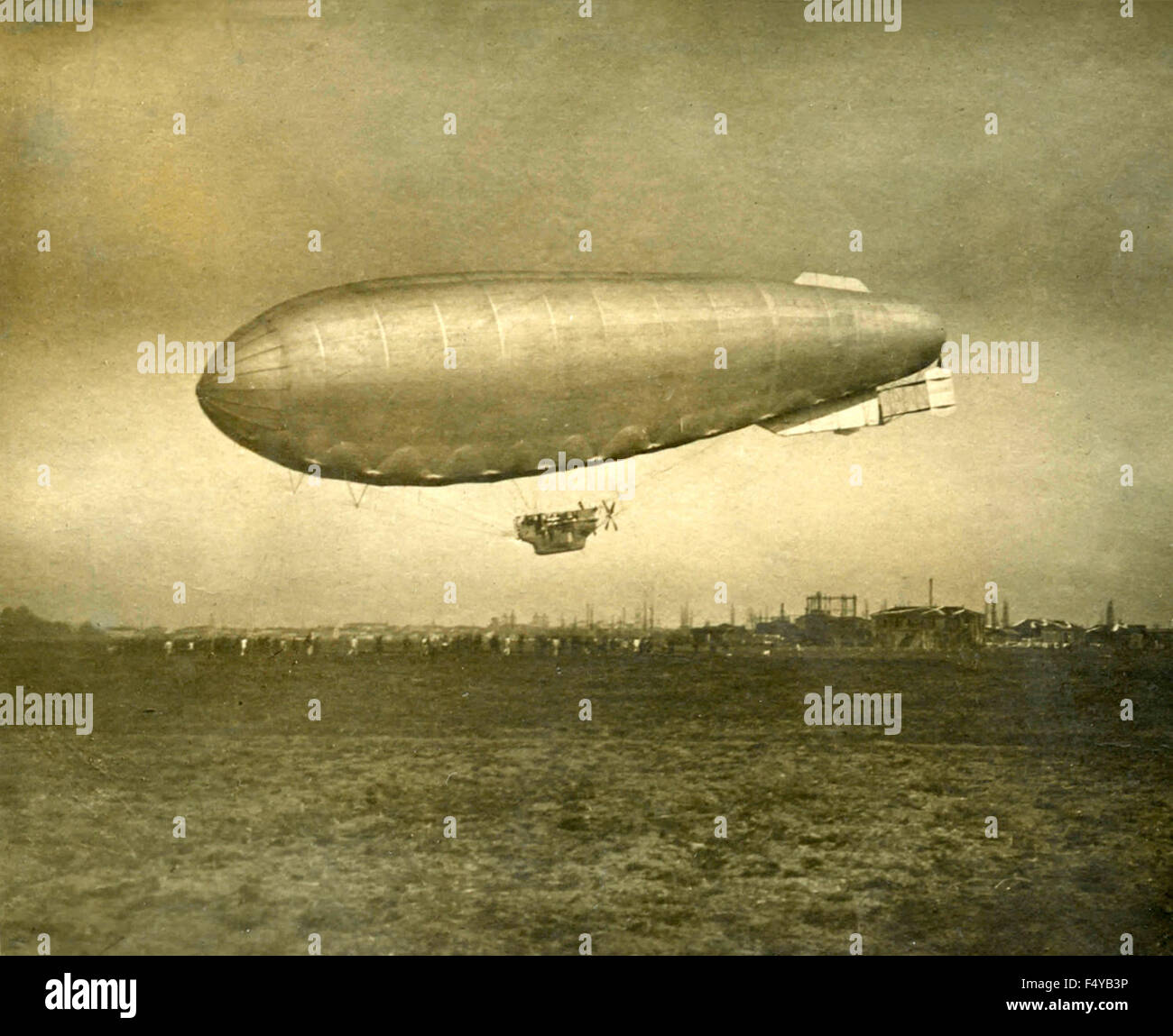 Airship at the airfield in Ferrara, Italy Stock Photo - Alamy