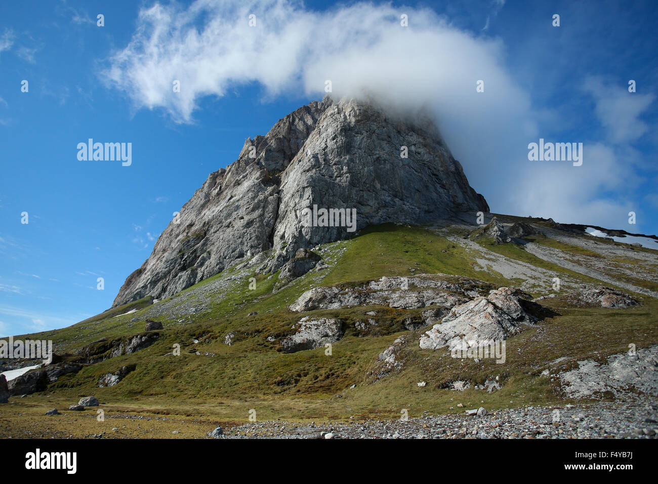 Arctic, Svalbard, Hornsund, Sør-Spitsbergen National Park, Gnålodden ...