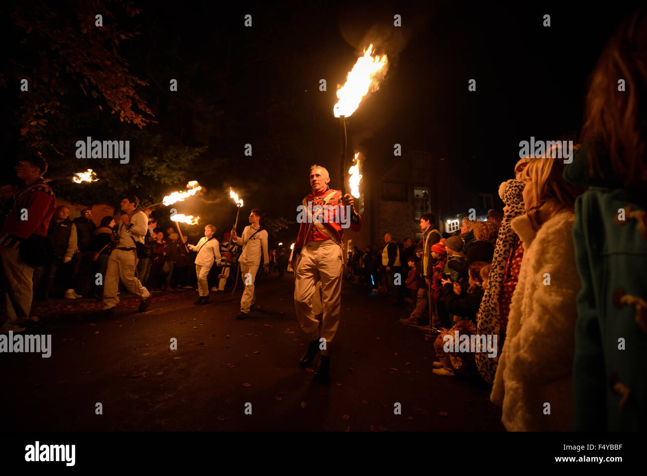 To celebrate November the 5th, also known as Bonfire Night, costumed ...