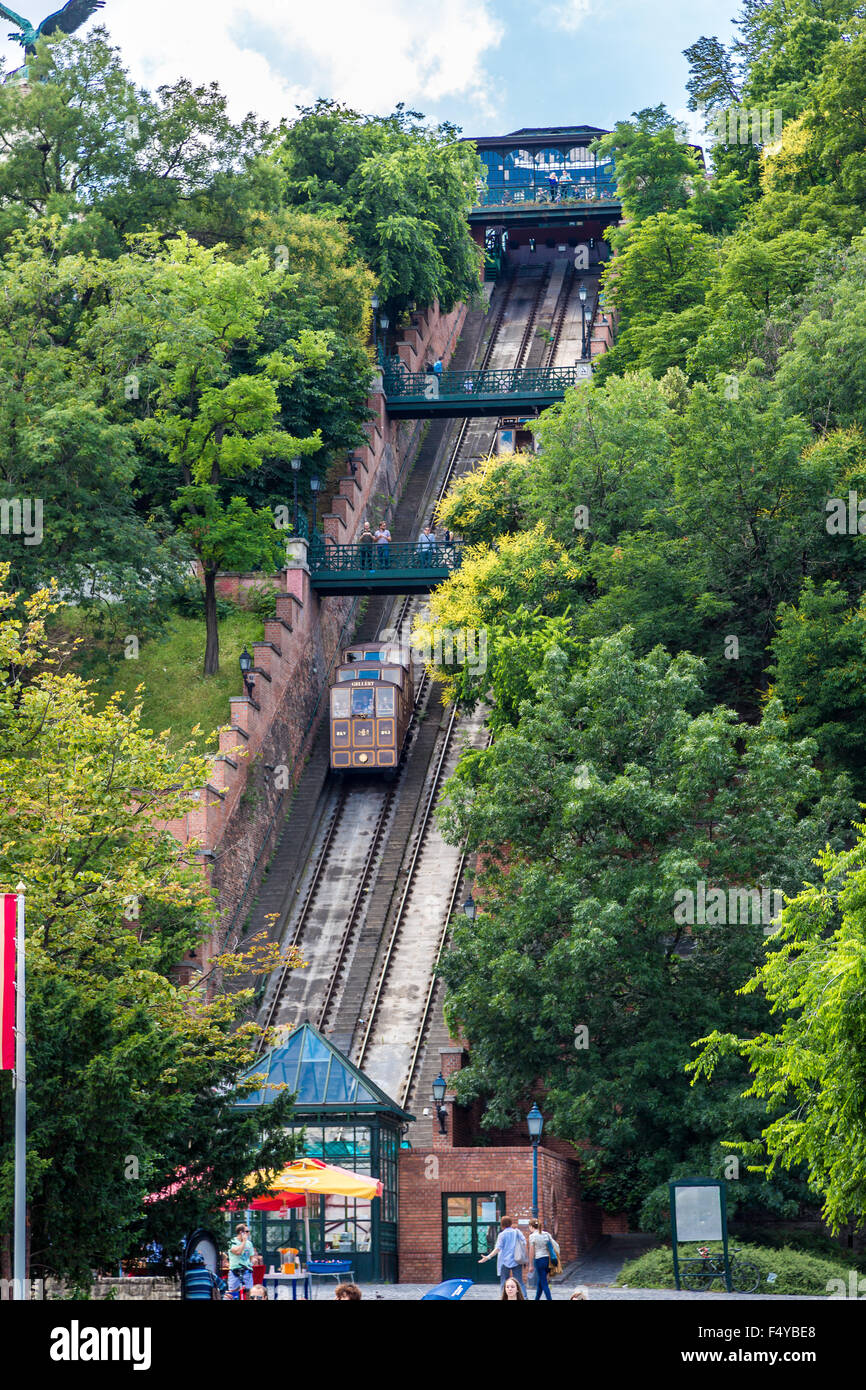 Budapest castle hill funicular hi-res stock photography and images - Alamy