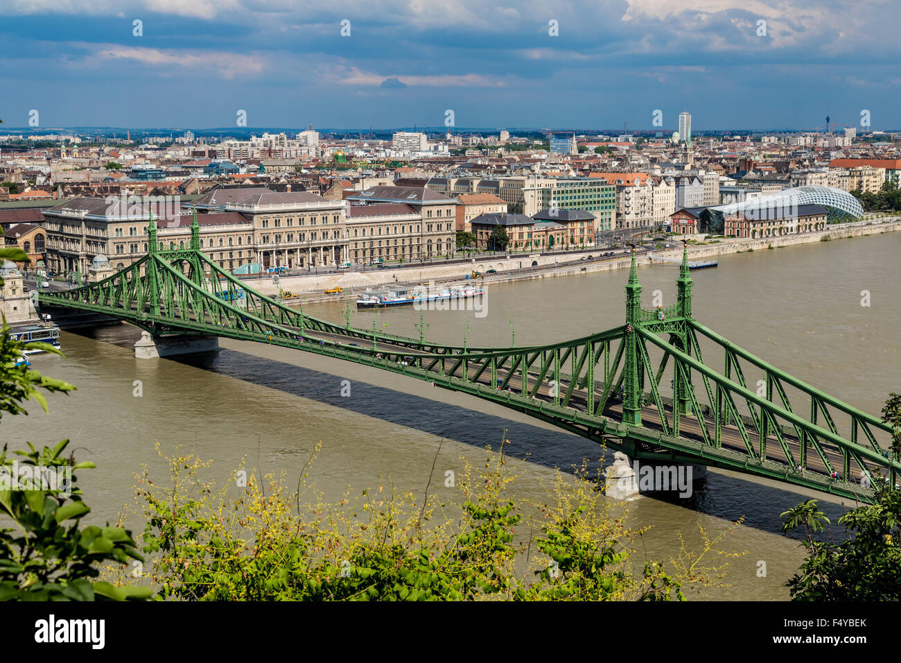 Liberty Bridge was built between 1894 and 1896 to the plans of Janos ...