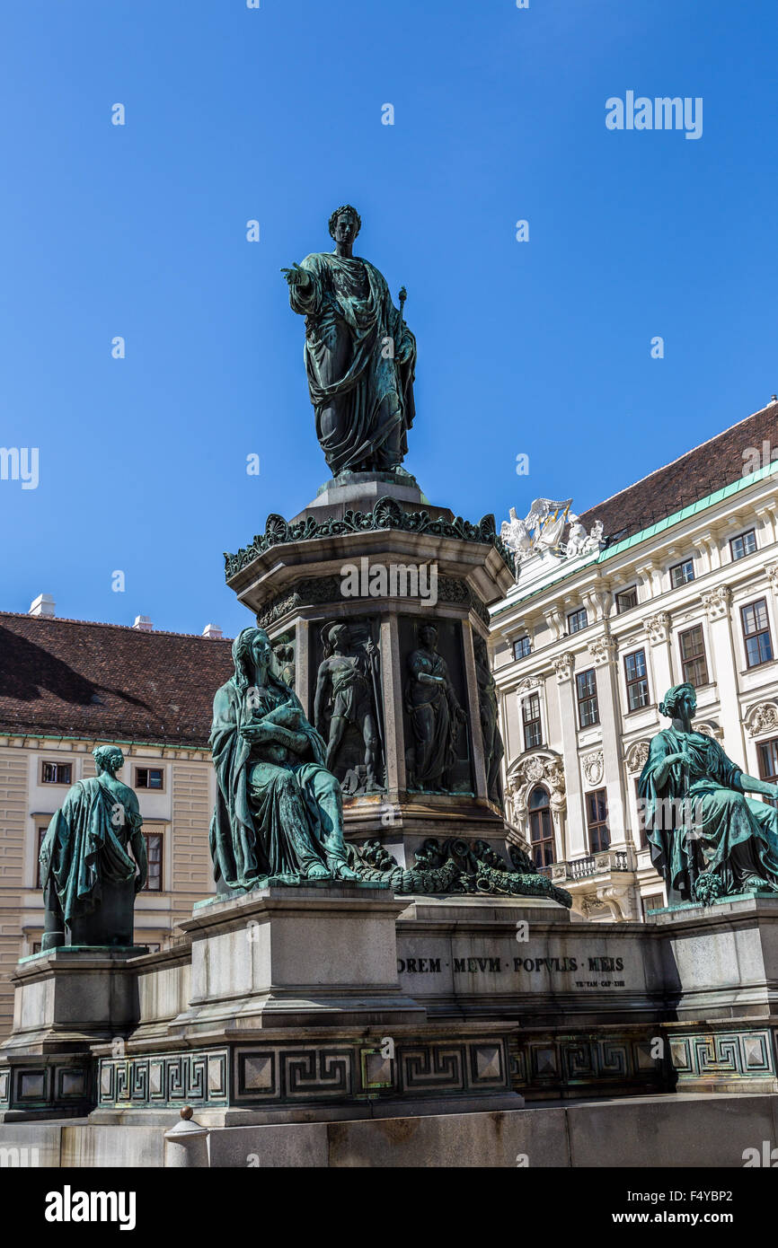 Innerer Burghof Vienna, part of the Hofburg withAmalientrakt and ...