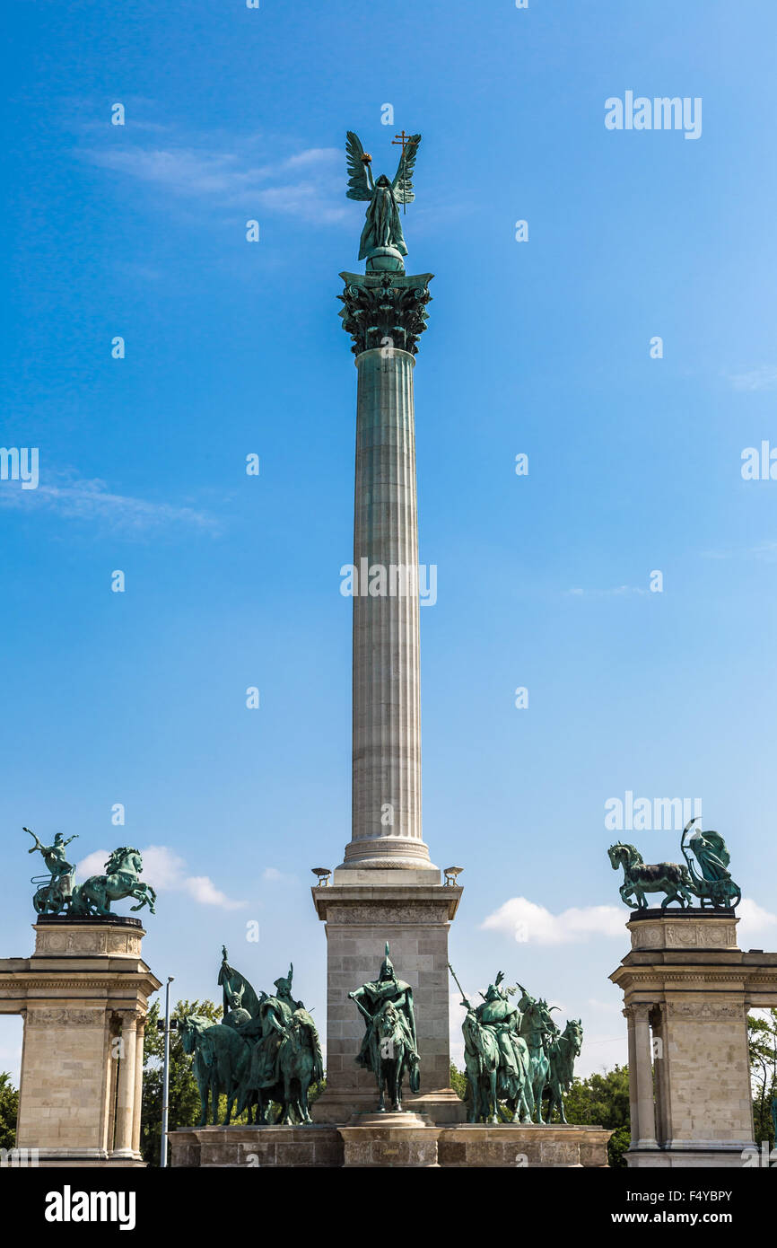 Statue hungarian kings square budapest hi-res stock photography and ...