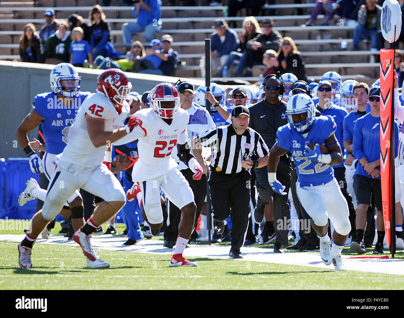Colorado Springs, Colorado, USA. 24th Oct, 2015. Air Force running back ...