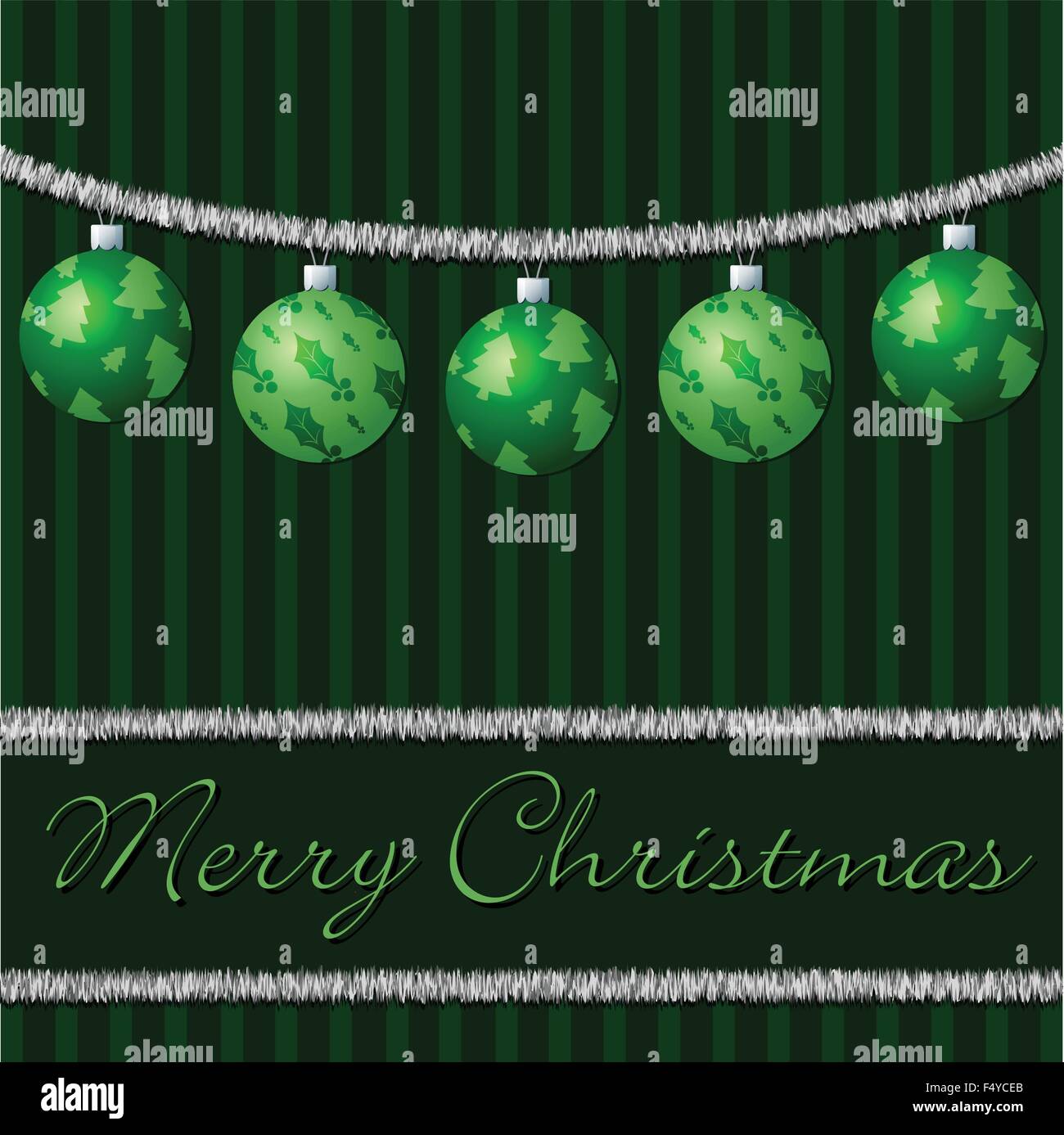 Tinsel string Stock Vector Images - Alamy