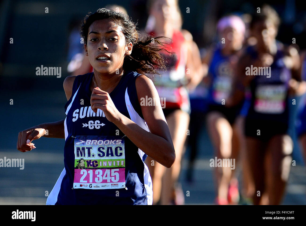 Walnut, California, USA. 23rd Oct, 2015. Summit's Jennifer Sandoval ...
