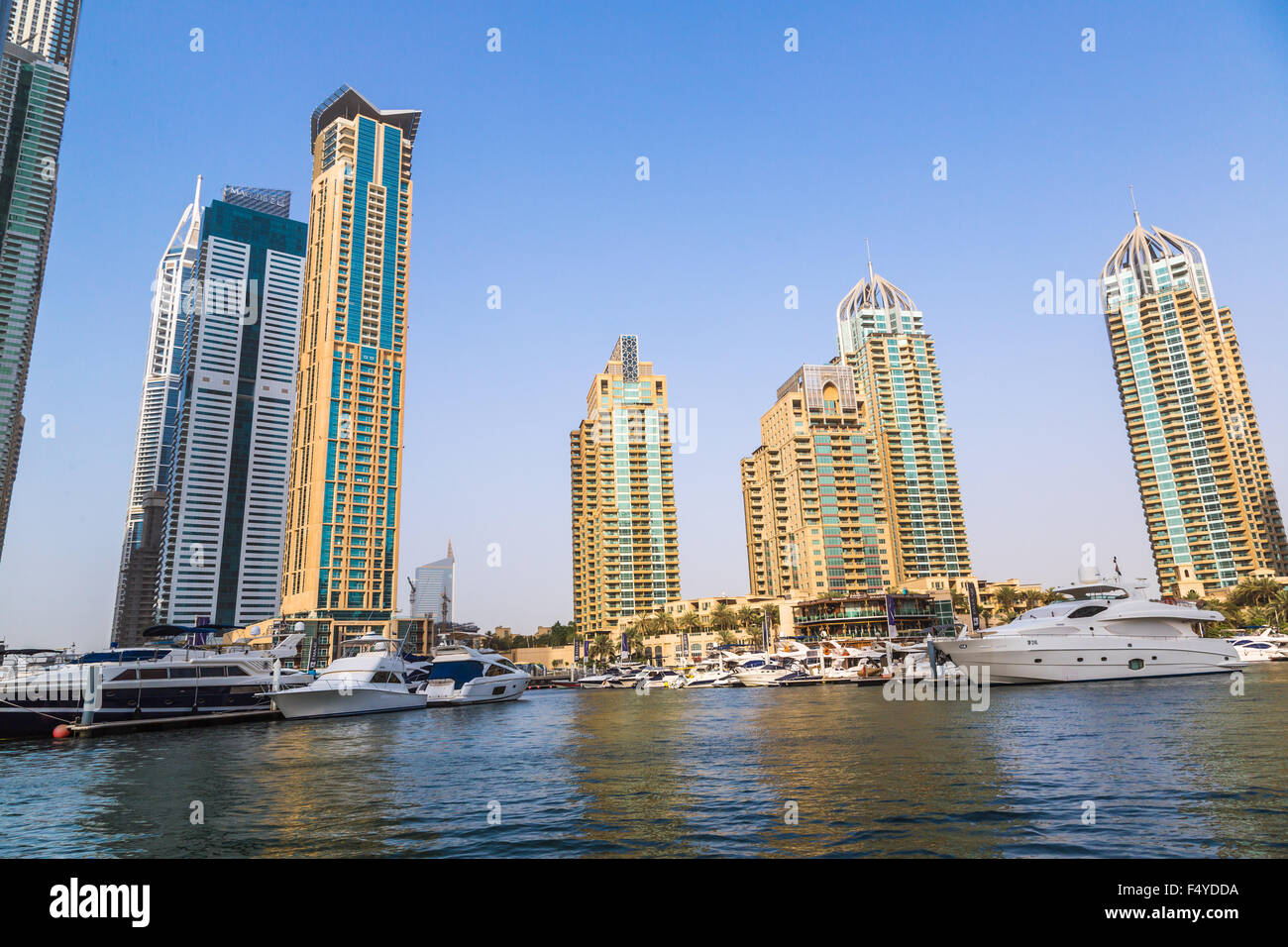 DUBAI, UAE - NOVEMBER 13: Modern buildings in Dubai Marina, Dubai, UAE ...