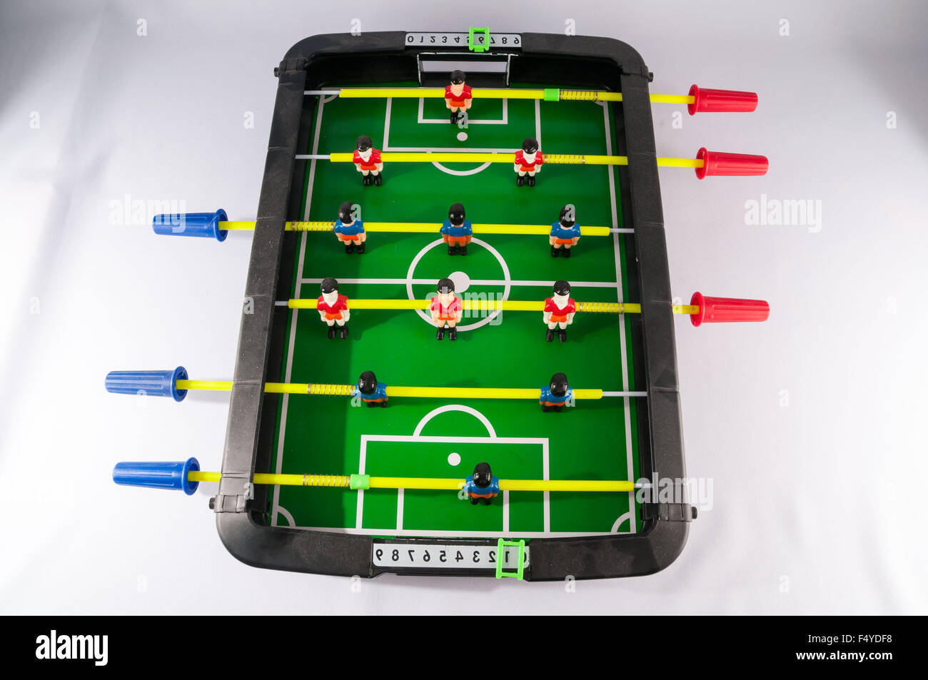 Foosball Football Toy Game Stock Photo - Alamy