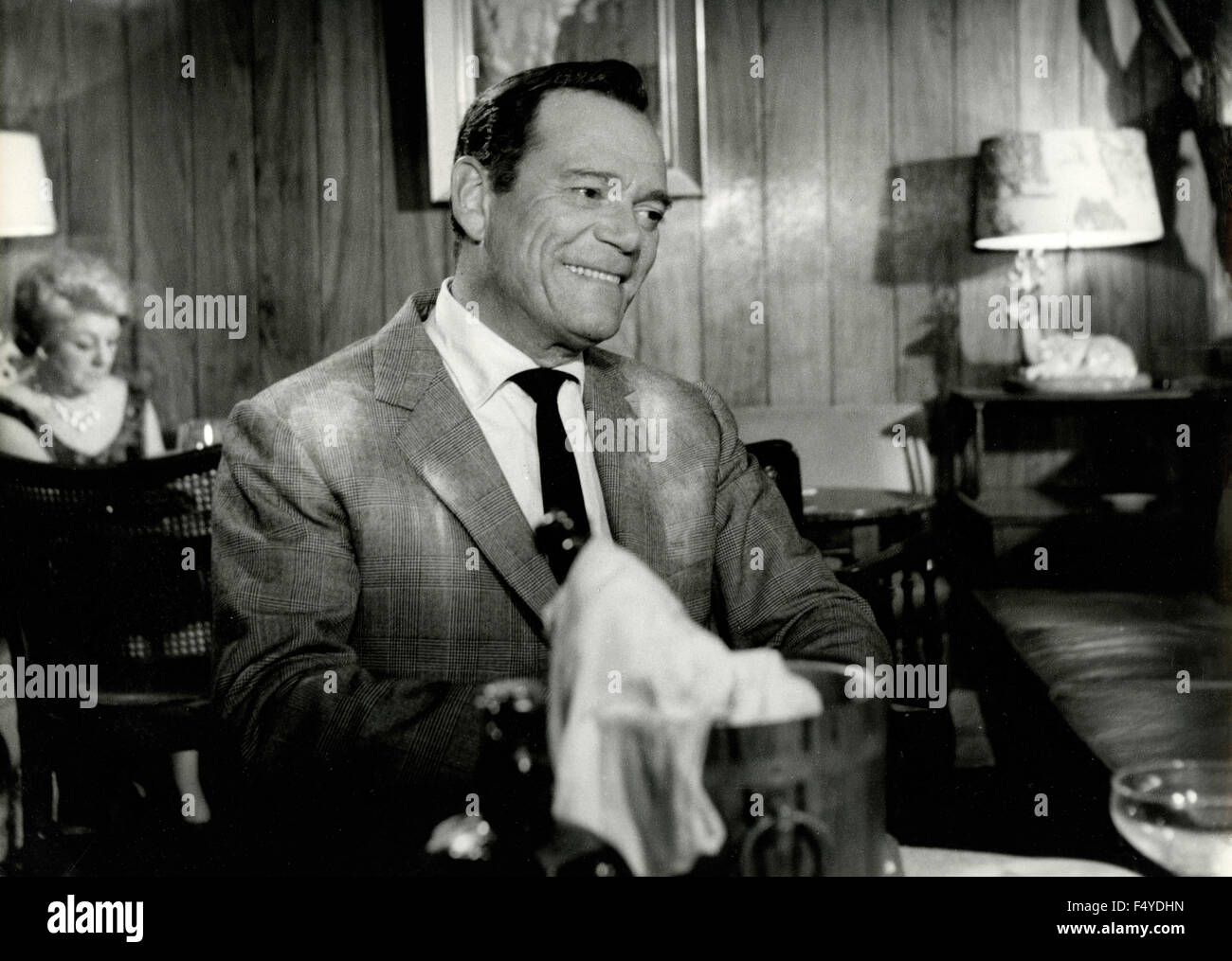 American actor Eddie Constantine Stock Photo - Alamy