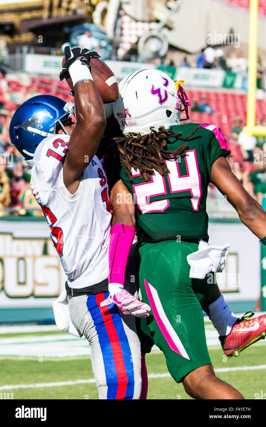 October 24, 2015: Southern Methodist Mustangs wide receiver Ryheem ...