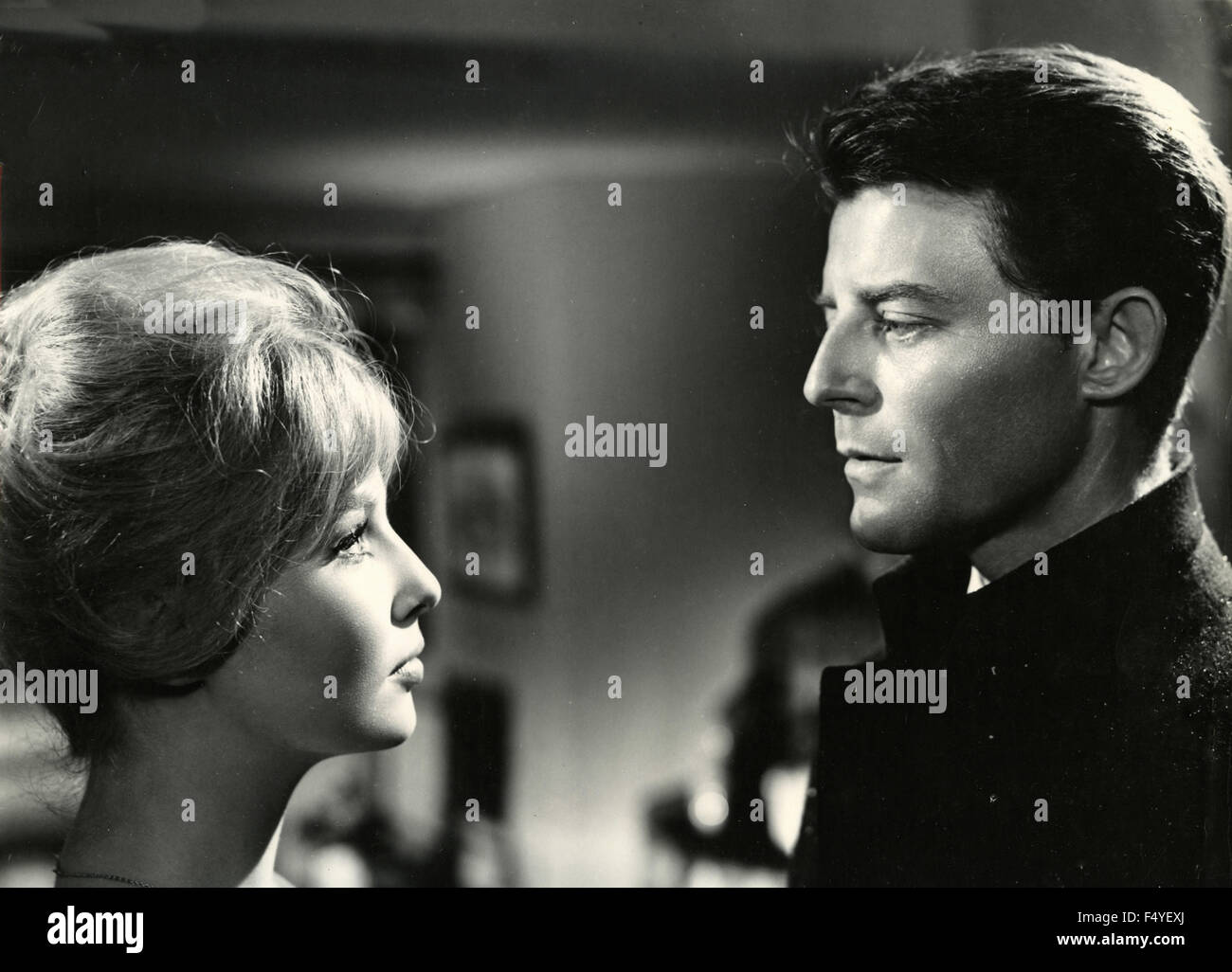 French actors Annette Vadim-Stroyberg and Gérard Philipe Stock Photo ...