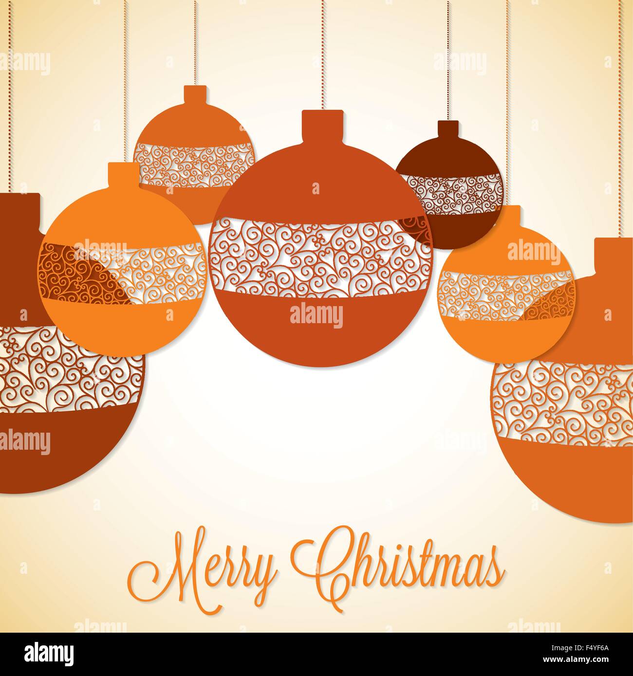 Retro filigree baubles in vector format Stock Vector Image & Art - Alamy