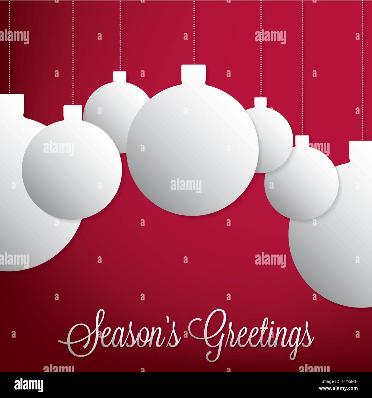 Retro baubles in vector format Stock Vector Image & Art - Alamy