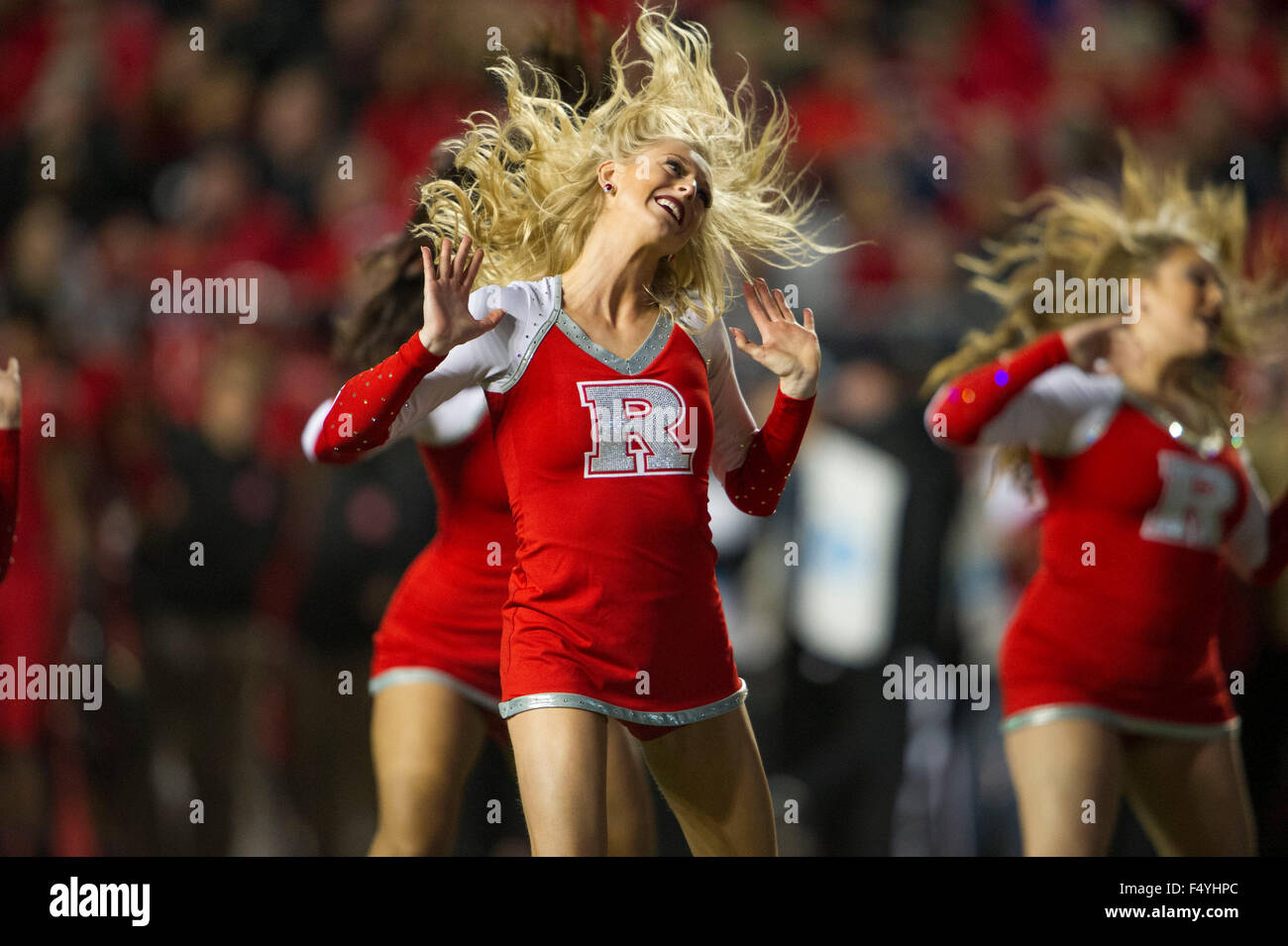 Rutgers scarlet knights cheerleaders hi-res stock photography and ...