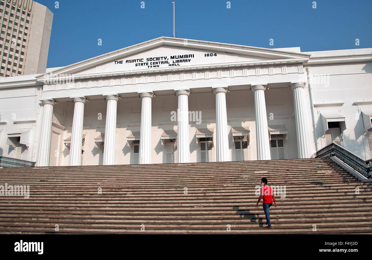 The image of Asiatic Society Library was taken in Mumbai, India Stock ...