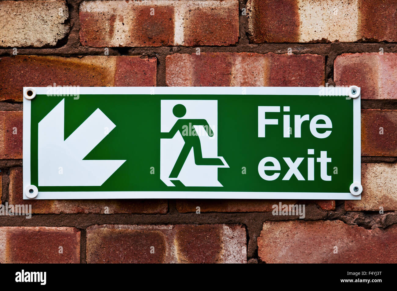 Exterior emergency exit sign hi-res stock photography and images - Alamy